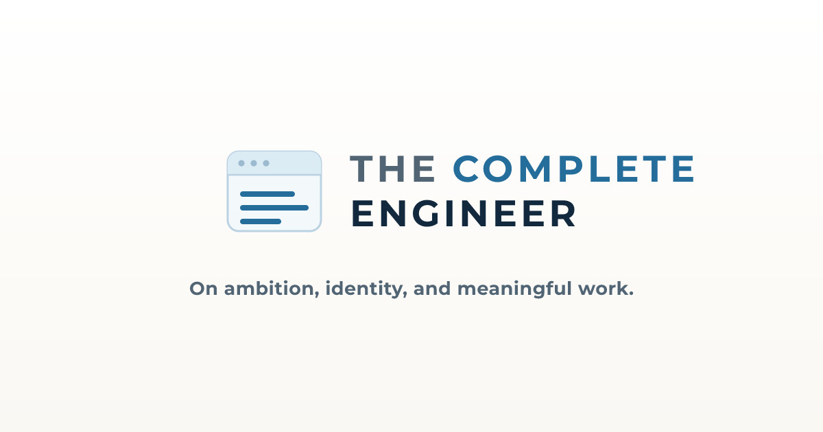 Your Calendar Isn't the Problem | The Complete Engineer